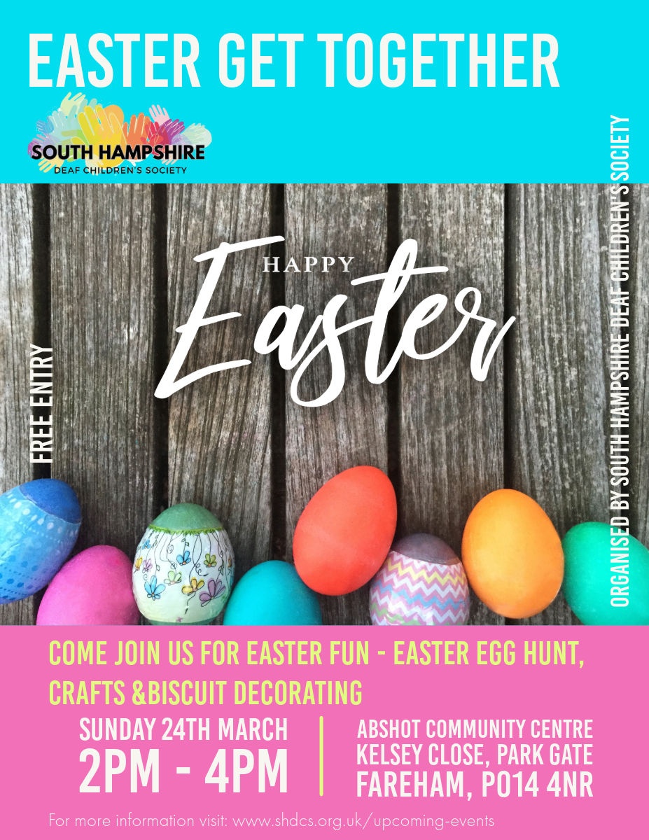 Upcoming Events - South Hampshire Deaf Children's Society