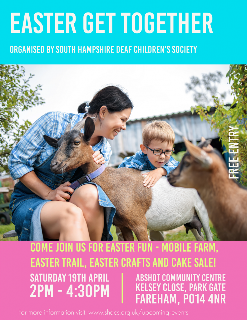 Upcoming Events - South Hampshire Deaf Children's Society